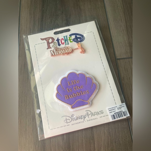 Disney | Other | Disney Patched Life Is In The Bubbles Patch Three Back ...